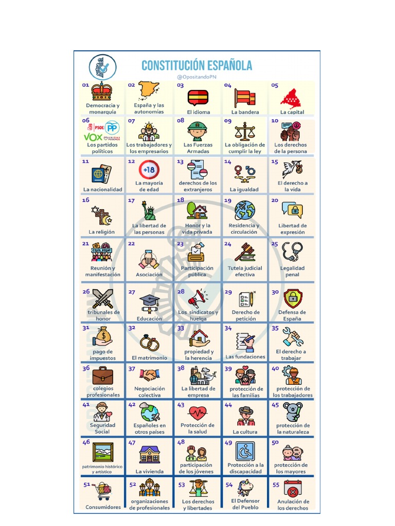 Esquema Constitución Pdf