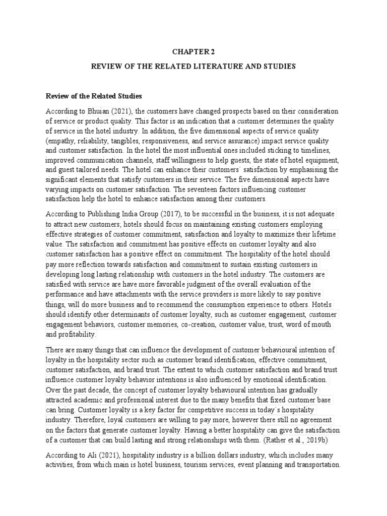 Review of Related Literature | PDF | Customer Satisfaction | Behavior