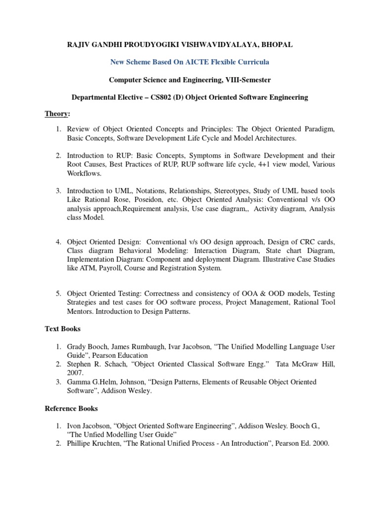 Microsoft Word - RGPV-Syllabus | PDF