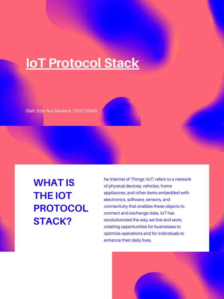 IoT Protocol Stack Explained | PDF