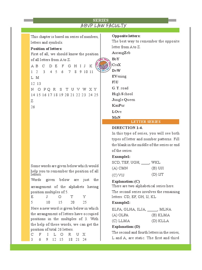 1 Series 70 Abvp | PDF | Numbers | Mathematical Notation