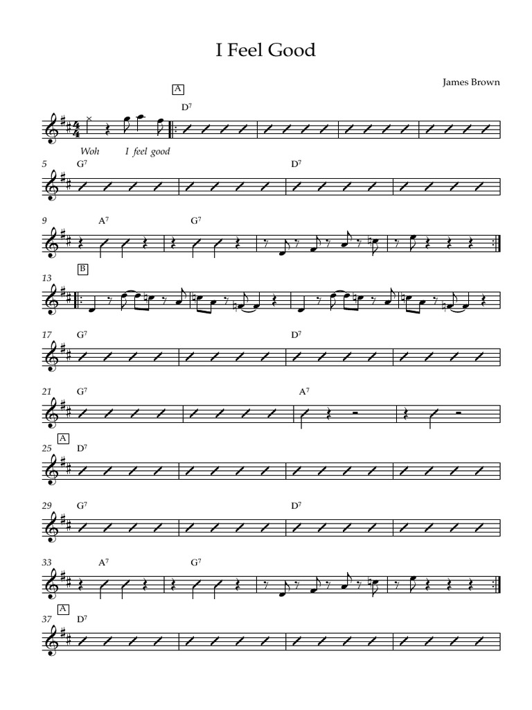 I Feel Good (Chords) | PDF
