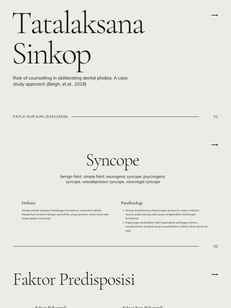 BM - Diskusi Tatalaksana Sinkop | PDF