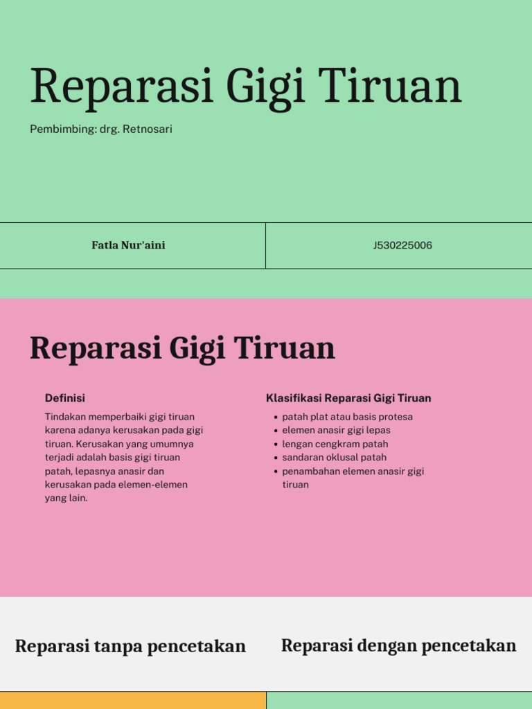 PROSTO - Diskusi Reparasi GTSL | PDF