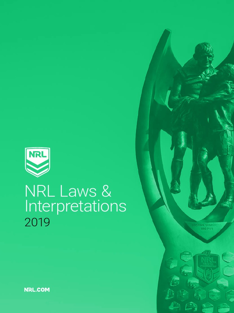 NRL Laws and Interpretations 2019 Final | PDF | Sports Rules And Regulations | Rugby Union