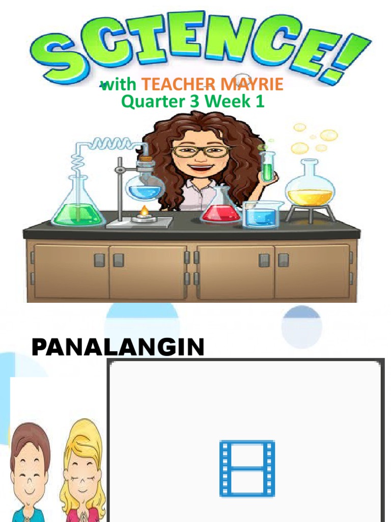 SCIENCE Q3 WEEK 1 - Ang Mga Nagpapagalaw Sa Mga Bagay | PDF