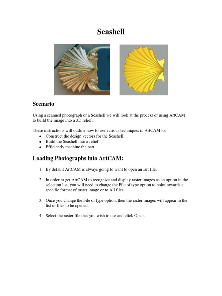 Modelling A Relief From A Photograph in ArtCAM | PDF | Image Resolution ...