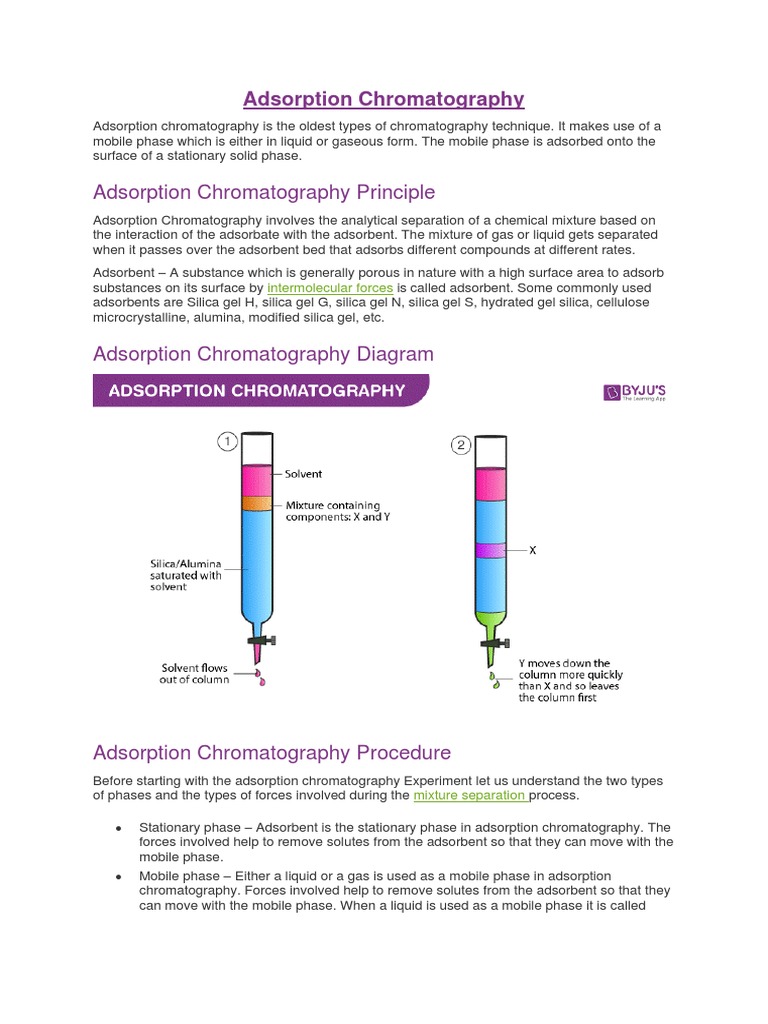 Adsorption Chromatography METHODOLOGY | PDF | Chromatography | Thin ...