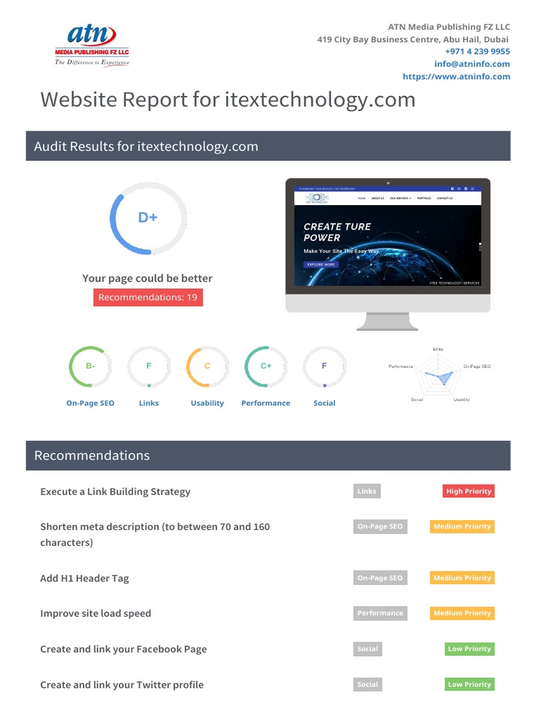 Itex Report | PDF | Search Engine Optimization | World Wide Web