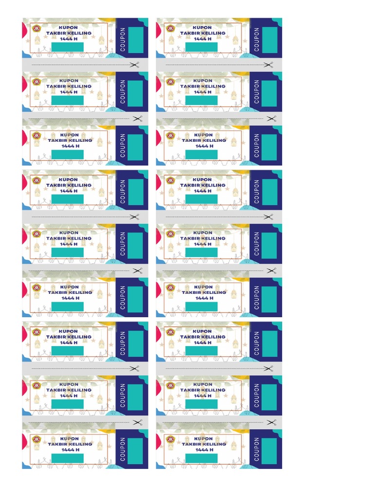 Desain Kupon Ramadan 1444H | PDF