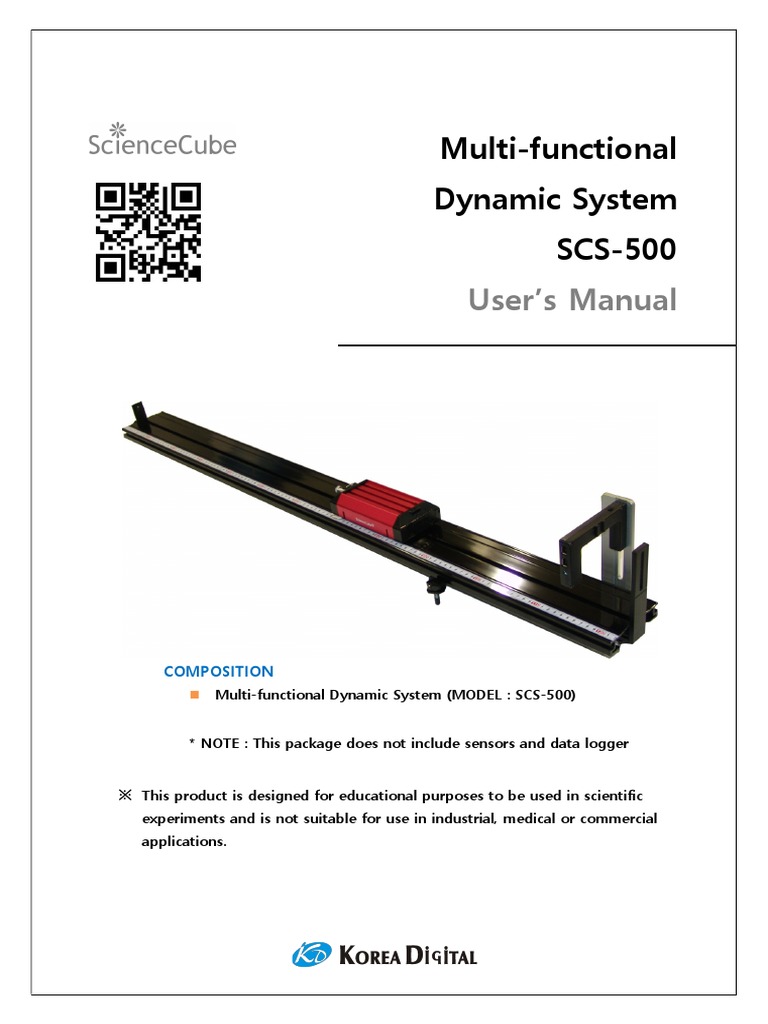 SCS-500 Multi-Functional Dynamics System | PDF | Force | Acceleration