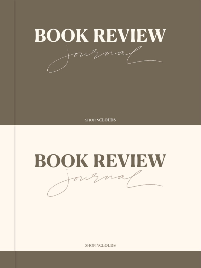 Book Review Journal Overview | PDF | Books | Publishing
