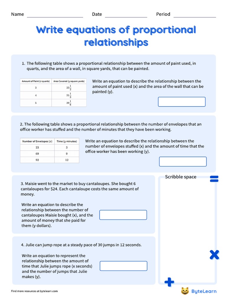 Propotional Relationships | PDF | Economies