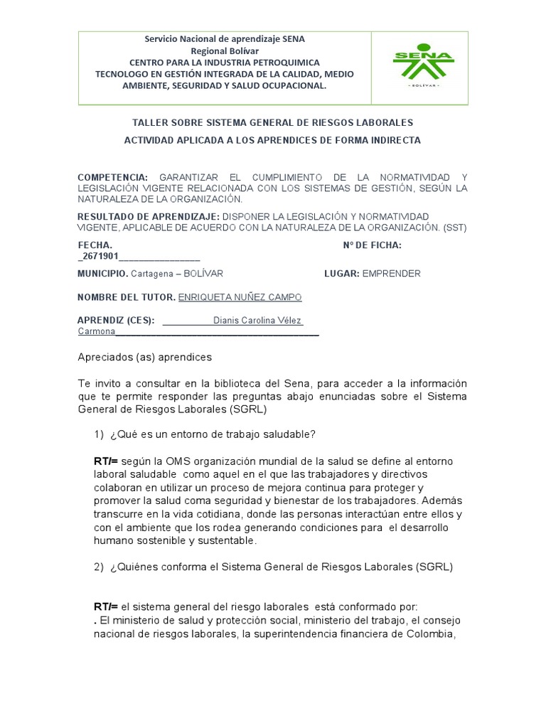 Diansi Carolina Vélez Carmona | PDF | Pensión | Seguridad Social