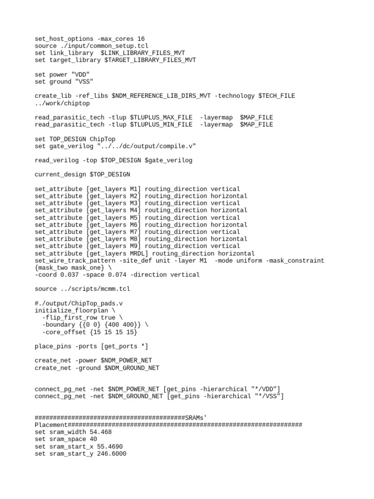 Set Host Options and Read Design Files | PDF