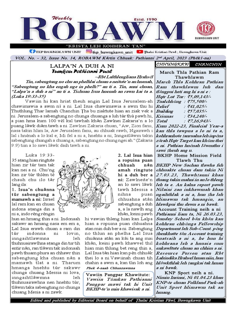 Robawm 2.4.23 | PDF | March Observances | April Observances