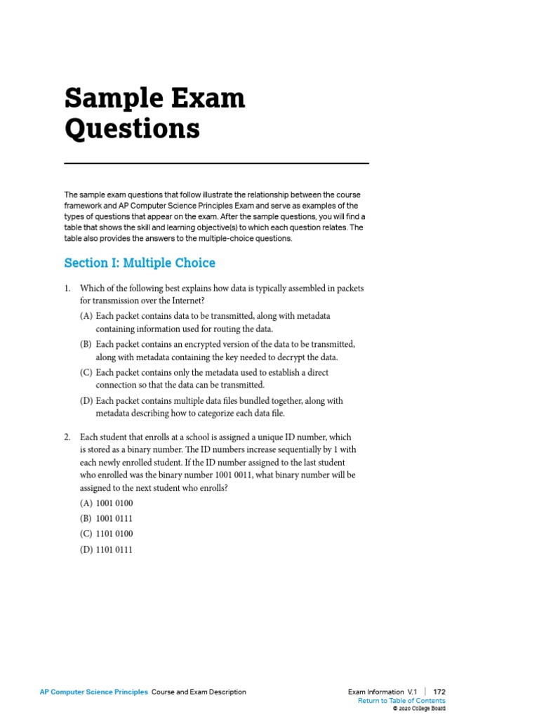 Practice Exam Questions | PDF | Metadata | Password