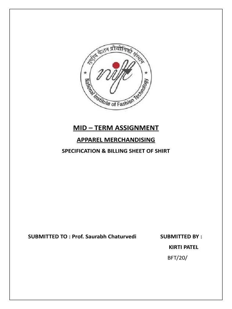 Specification Sheet of Shirtt | PDF | Yarn | Textile Arts