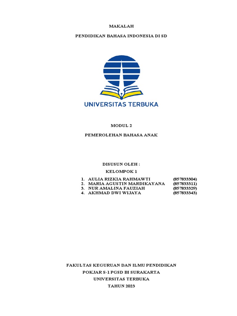 Makalah KB 1 | PDF | Karier & Perkembangan