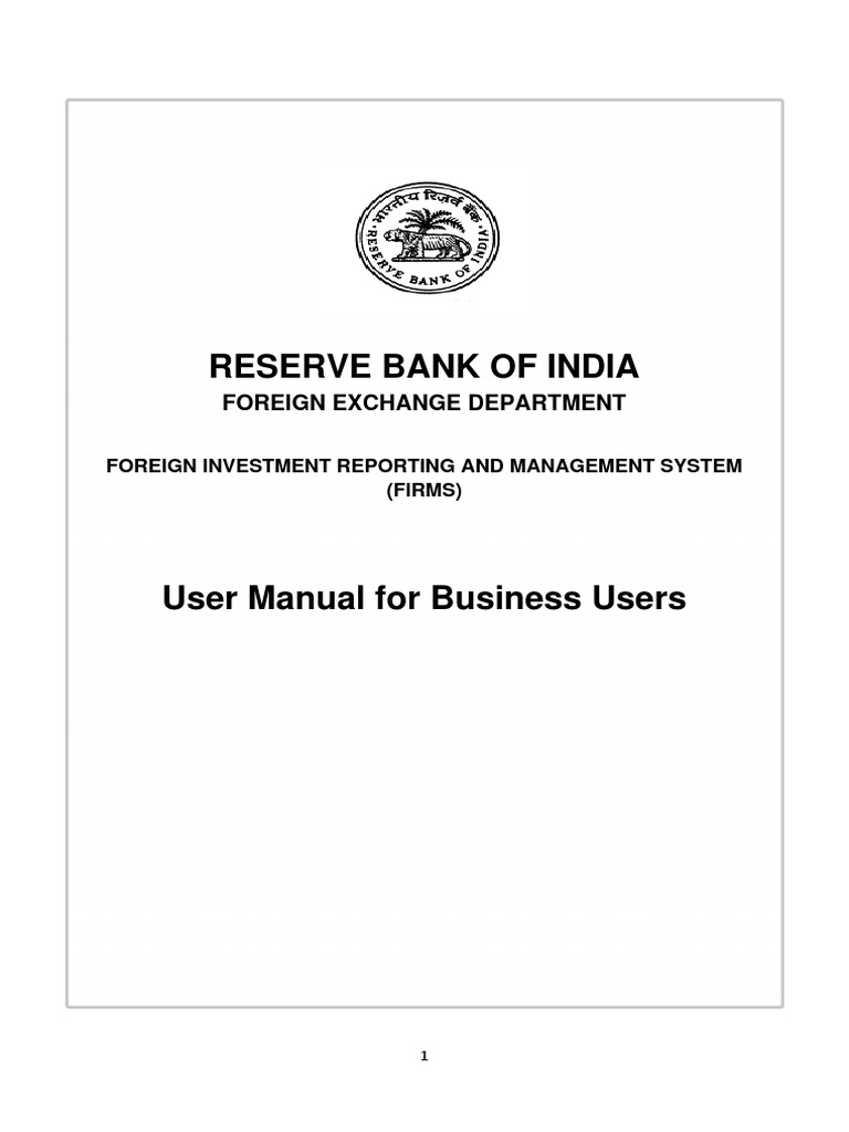 FIRMS - User Manual | PDF | Password | User (Computing)