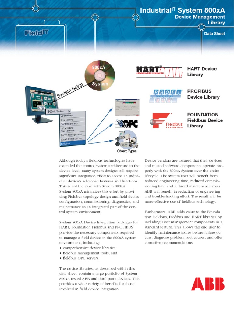 Industrial System 800xa: Device Management Library | PDF