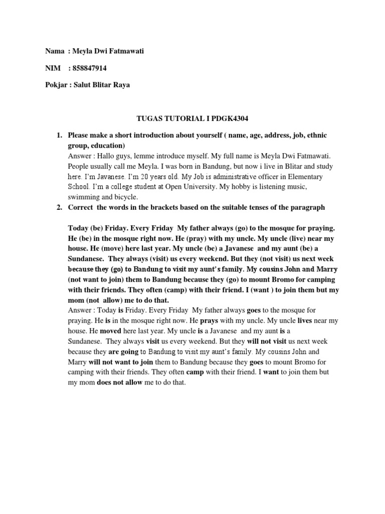 Tugas 1 Pdf Indonesia Java