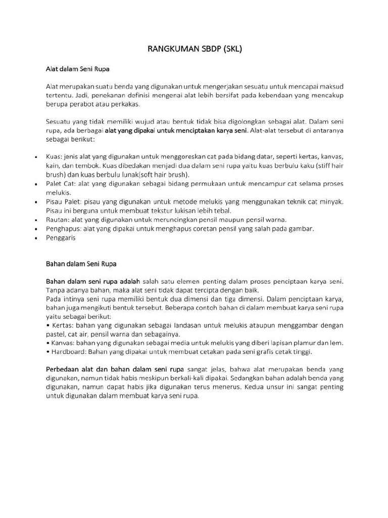 SBDP SKL | PDF