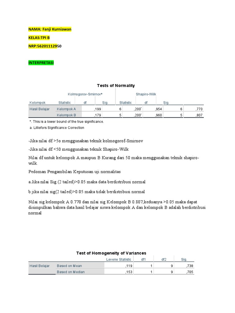INTERPRETASI Fanji | PDF
