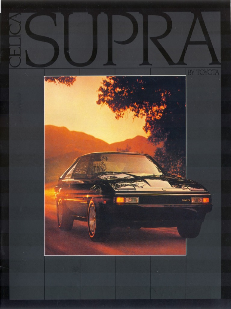 1983 Celica Supra | PDF