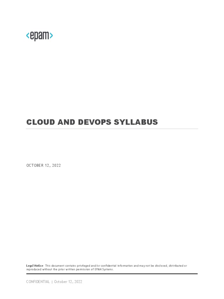 Cloud and DevOps Syllabus Overview | PDF | Cloud Computing | Python ...