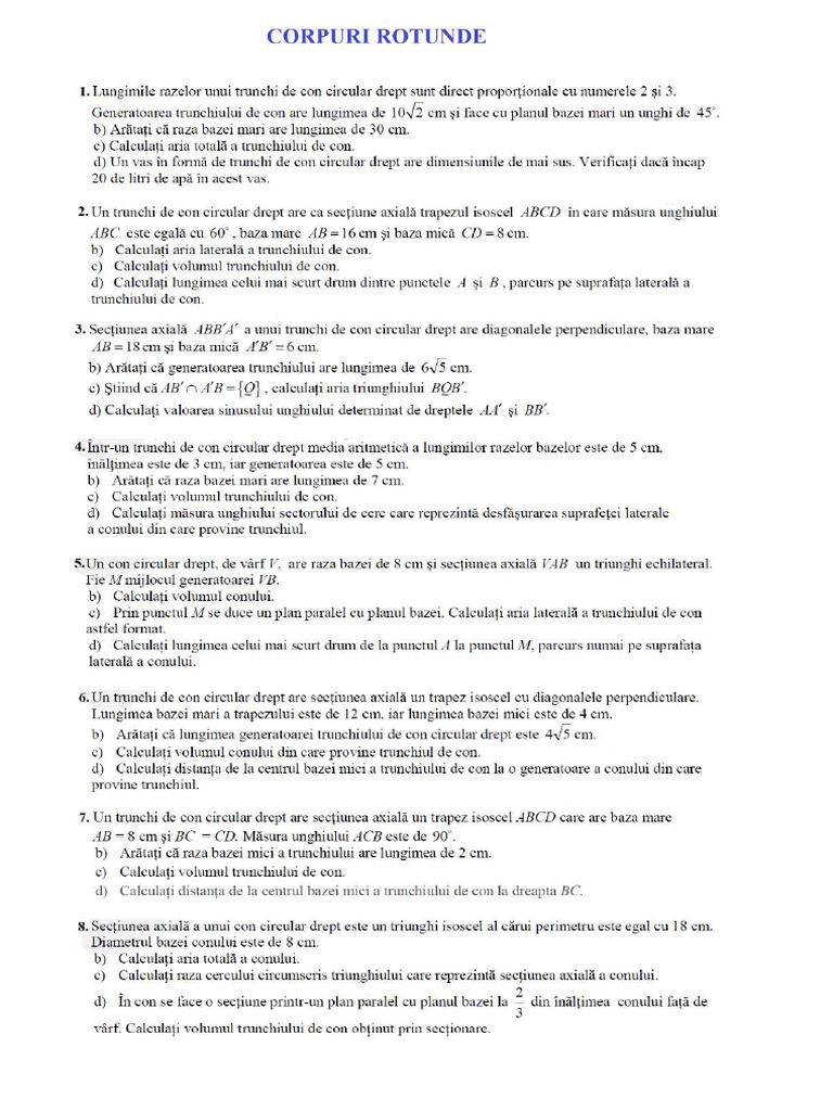 Corpuri Rotunde | PDF