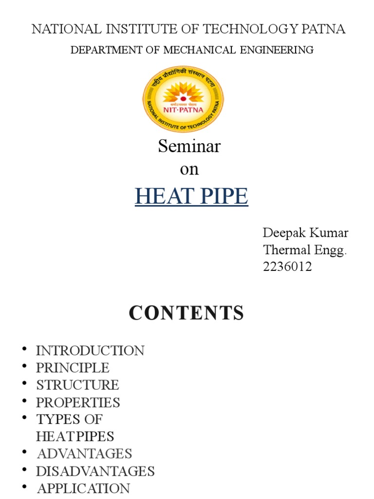 Heat Pipe | PDF | Heat | Heat Exchanger