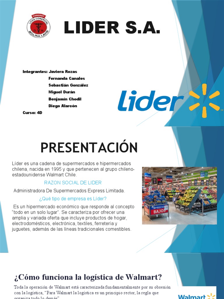 Lider S.A | PDF | Logística | Industrias de servicio