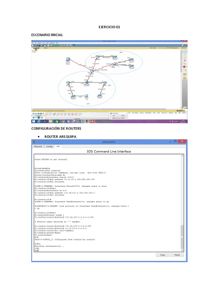 Configuración de Routers y Redes LAN | PDF