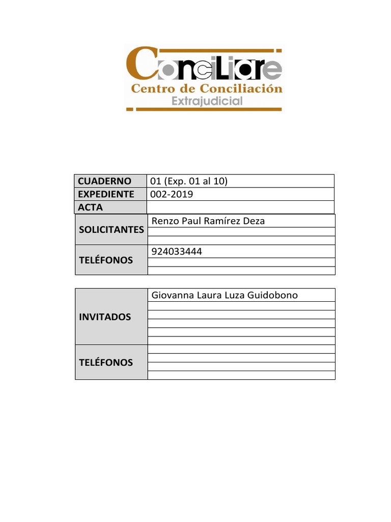 Carátula Expediente | PDF
