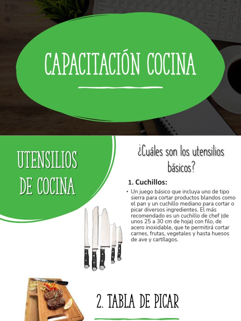 Capacitación Cocina | PDF | Alimentos | Cocinando