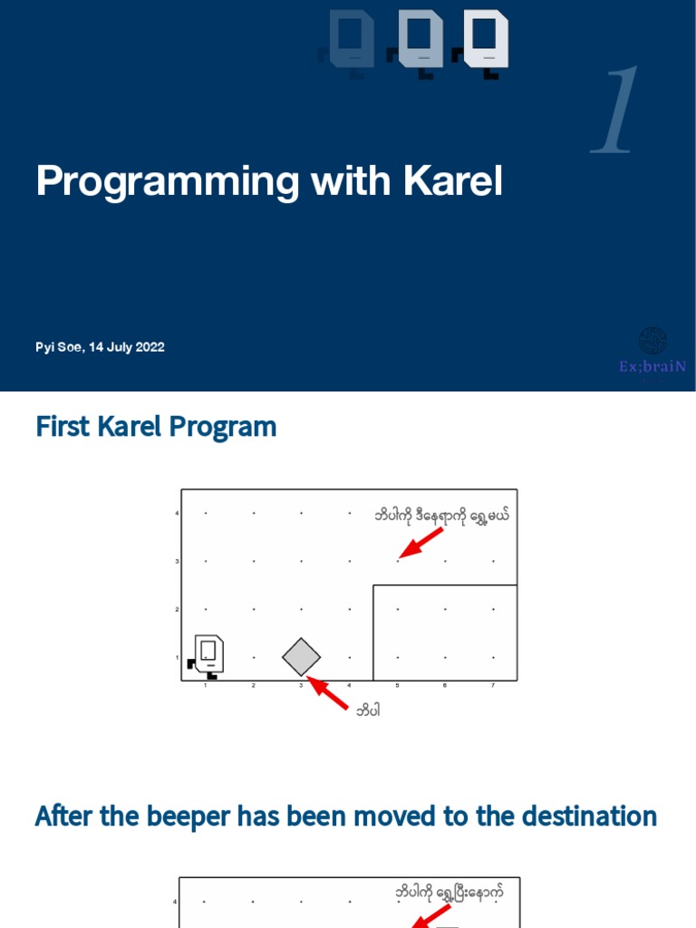 Programming With Karel: Pyi Soe, 14 July 2022 | PDF