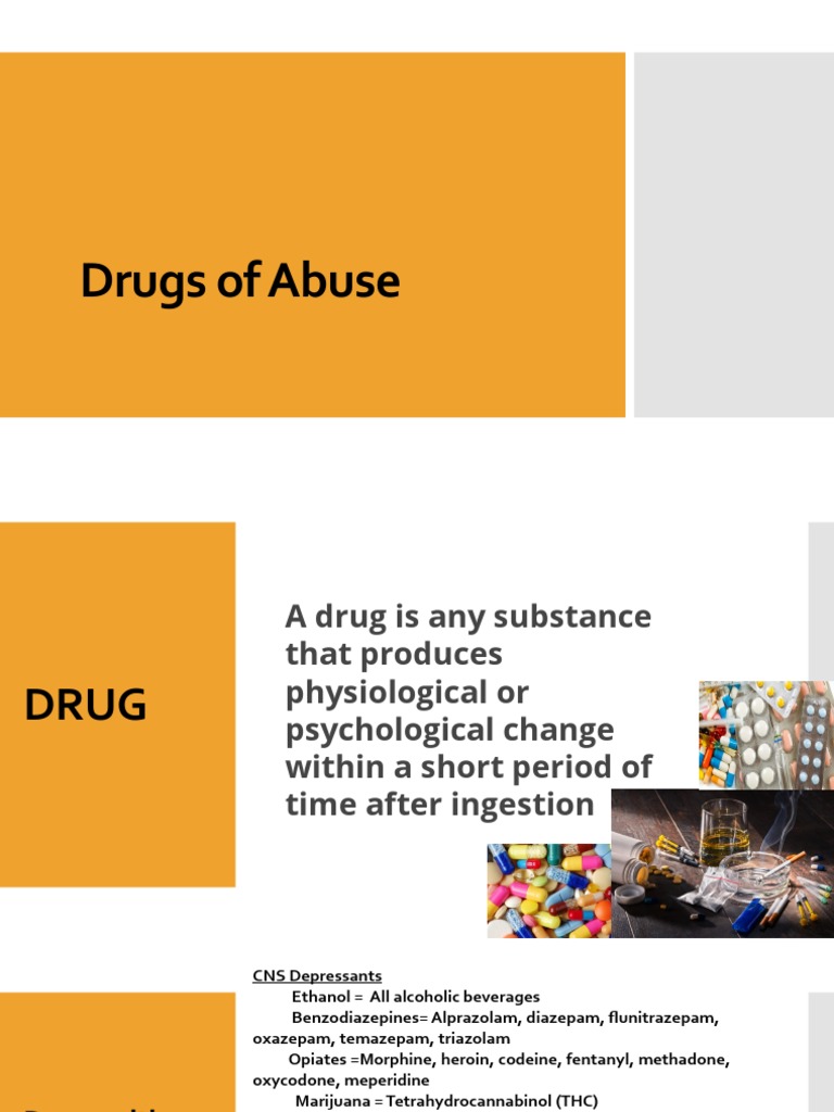 Drugs of Abuse | PDF | Psychoactive Drugs | Ethanol
