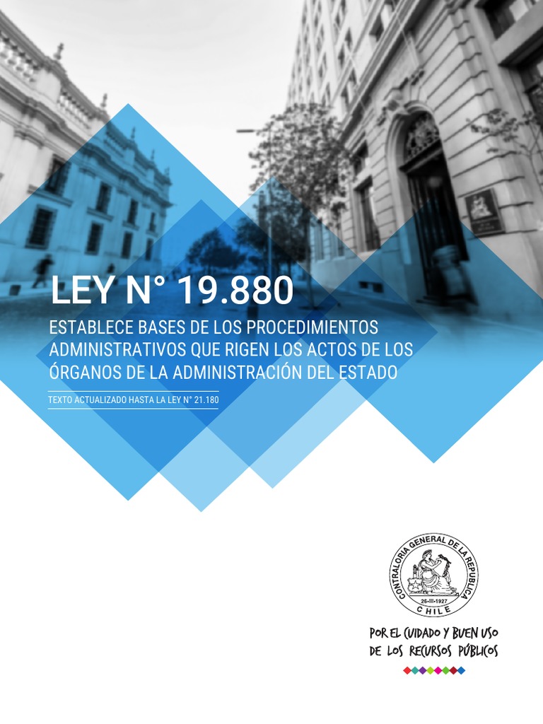 PDF Ley 19880 CGR | Descargar gratis PDF | Administración Pública ...