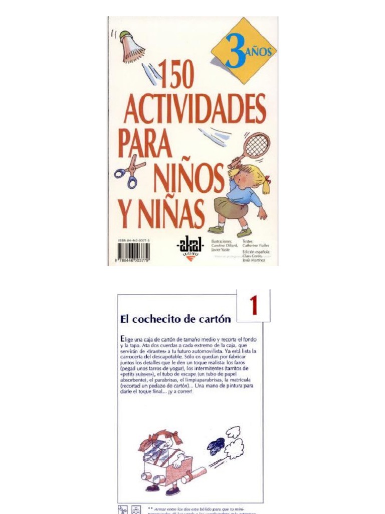 150 Actividades para Niños y Ninas de 3 Años | PDF