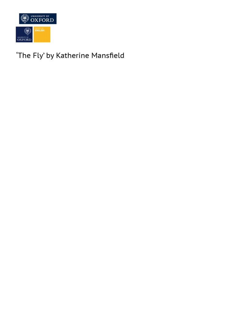Analysis of Katherine Mansfield's "The Fly" | PDF