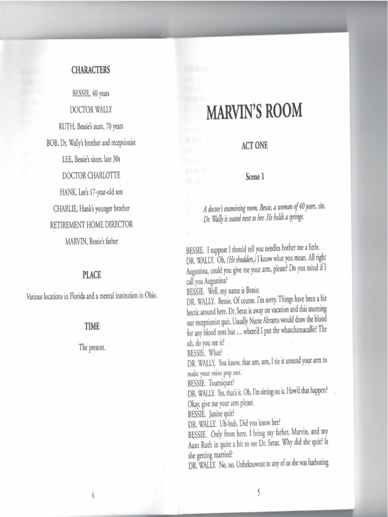 Marvins Room | PDF
