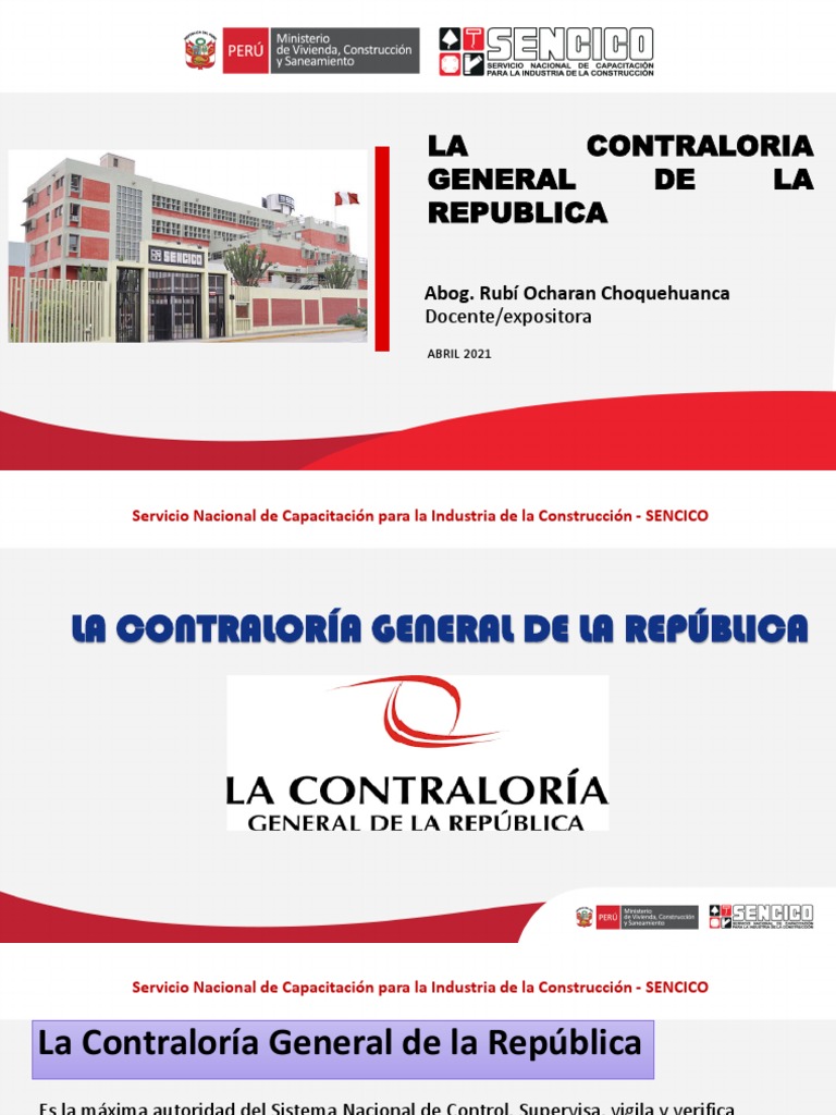 Contraloria General de La Republica | PDF | Gobierno