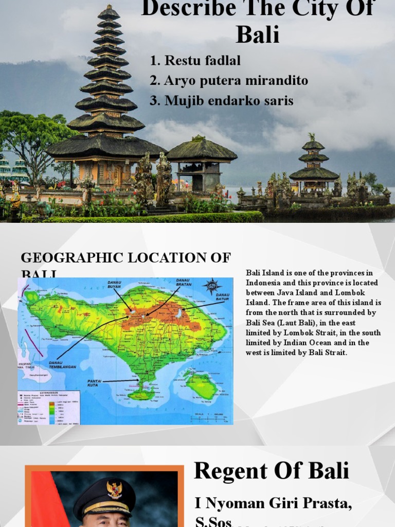 Describe City of Bali | PDF