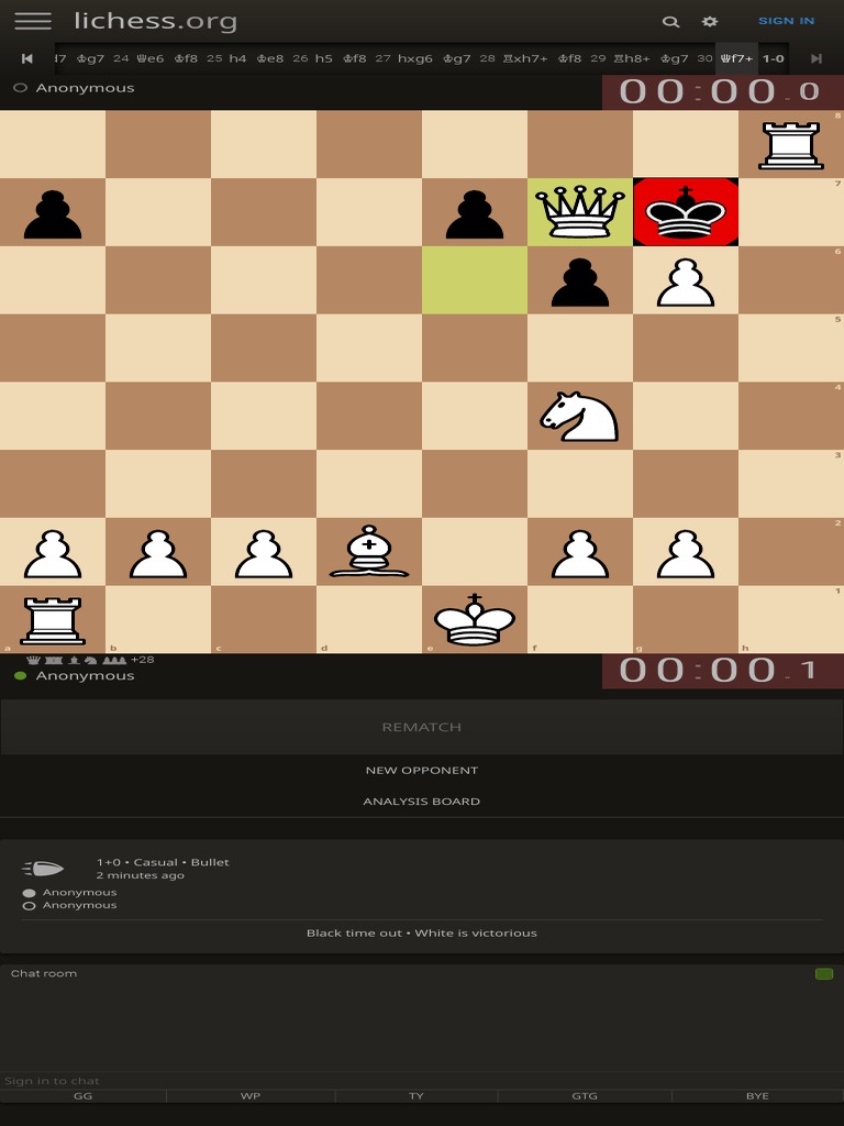 Your Turn - Play Anon. - Lichess - Org 2 | PDF