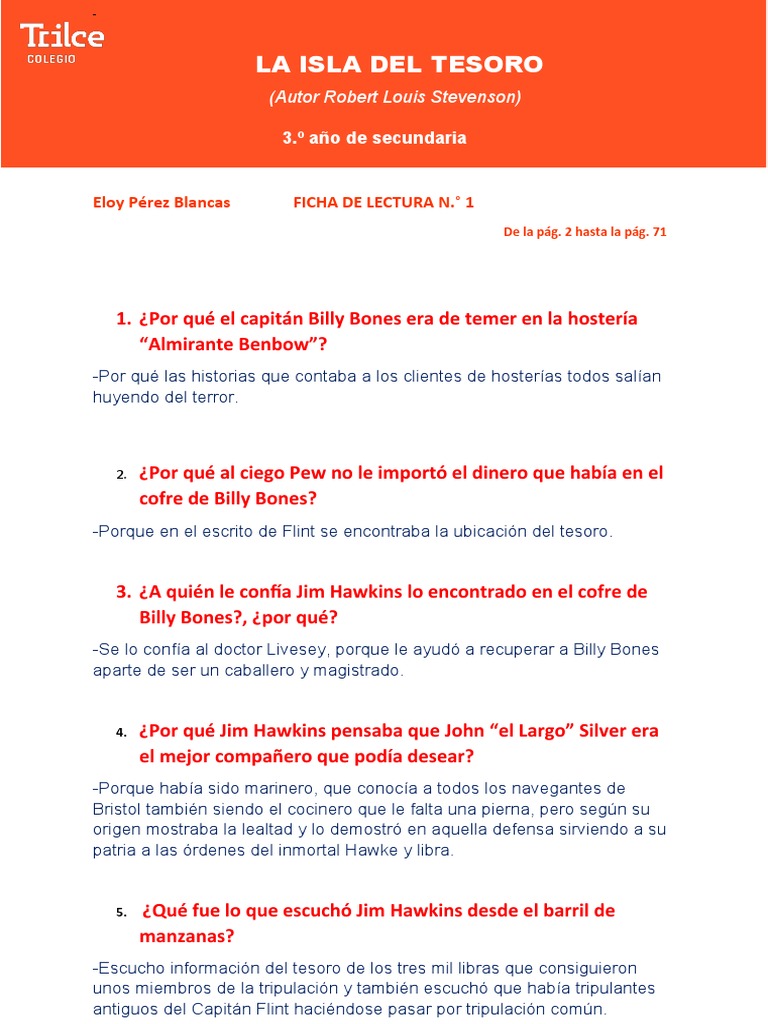 3ro Sec - Libro 1 - Ficha 1 | PDF