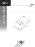 Mettler-Toledo P25 Printer Manual | PDF | Power Supply | Ac Power Plugs ...