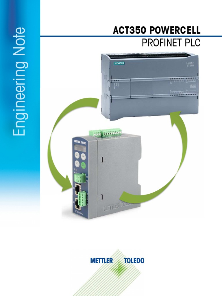 ACT350 POWERCELL - PROFINET - PLC - EngineeringNote - EN - 202004 | PDF | Parameter (Computer ...