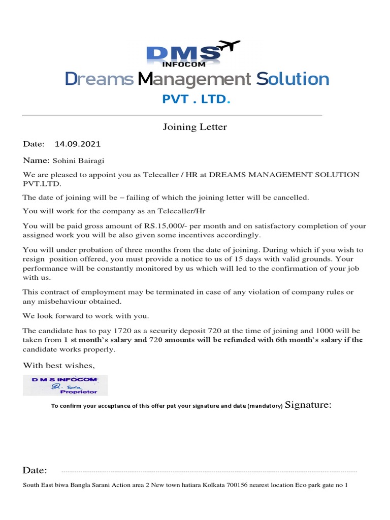 Dreams Management Solution... F | PDF
