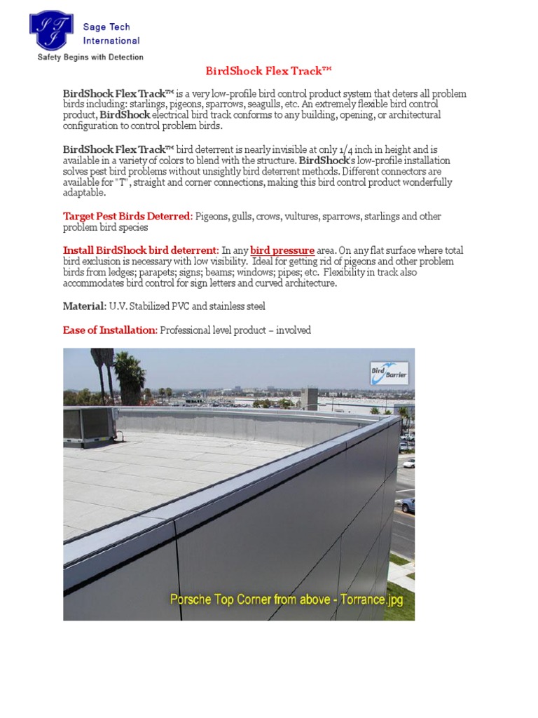 BirdShock Flex Track | PDF | Birds